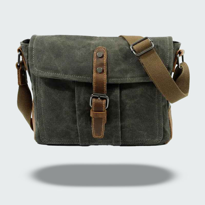 Hunter - Retro Canvas Messenger Bag – Velden Craft UK