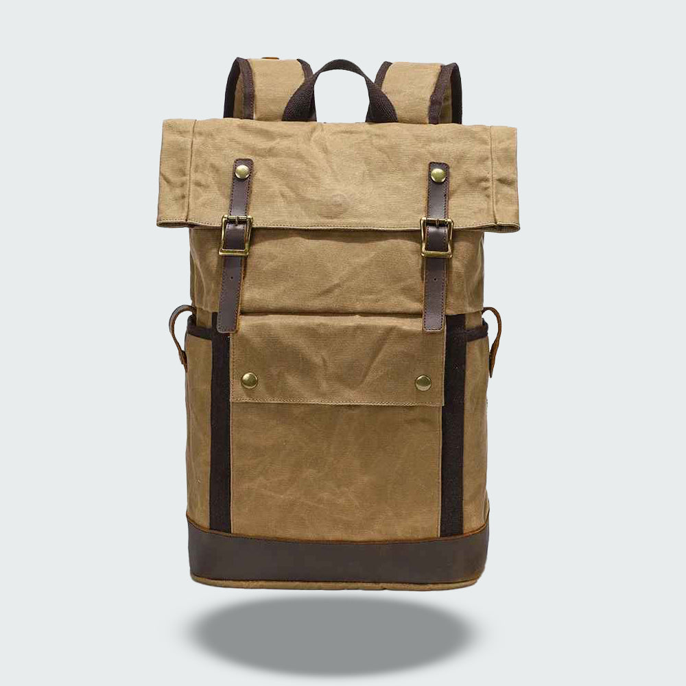 Wanderer - Waxed Canvas Backpack – Velden Craft UK